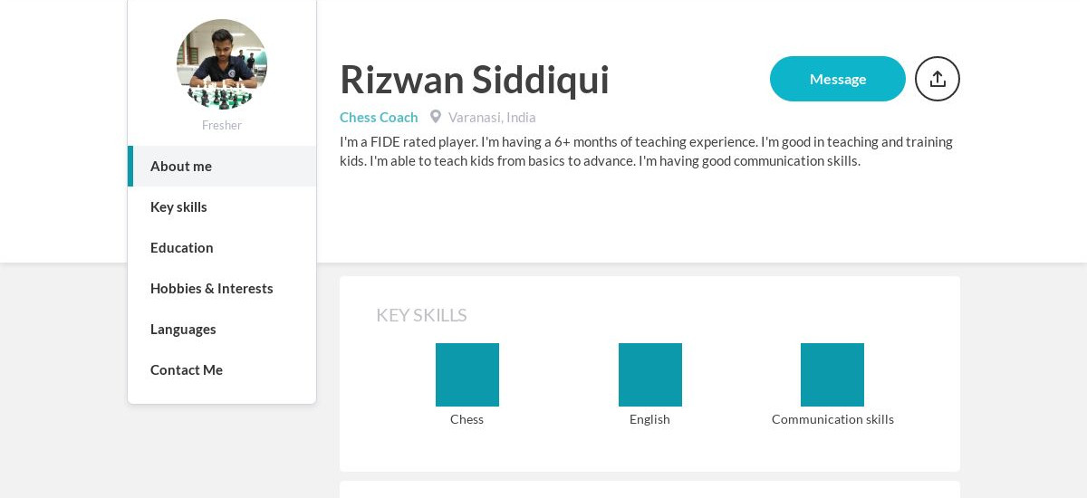 Rizwan Siddiqui Online Resume | CraftmyCV