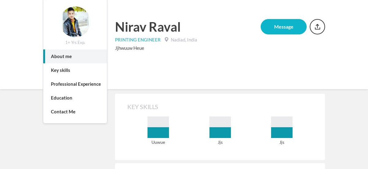 Nirav Raval Online Resume | CraftmyCV