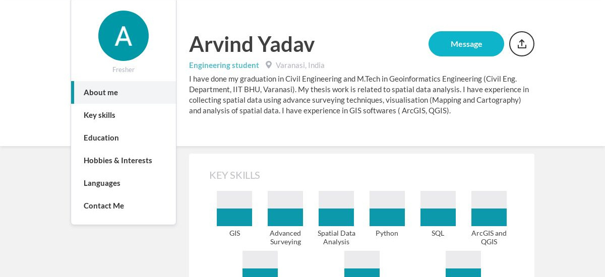 Arvind Yadav Online Resume | CraftmyCV
