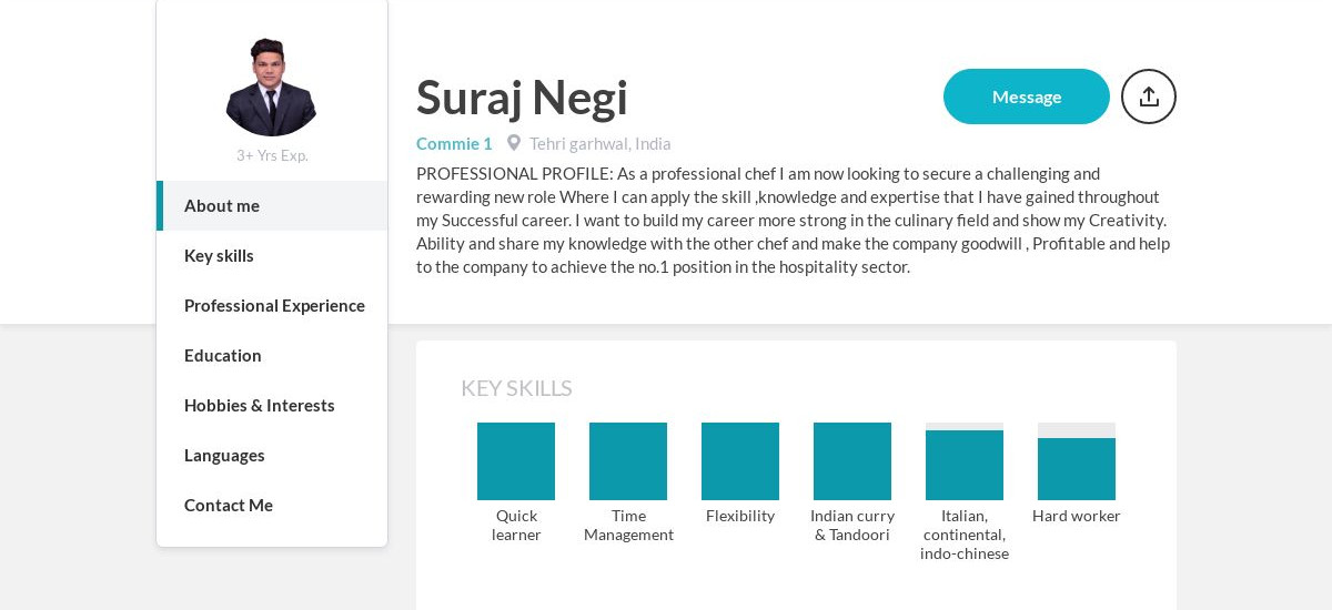 Suraj Negi Online Resume | CraftmyCV