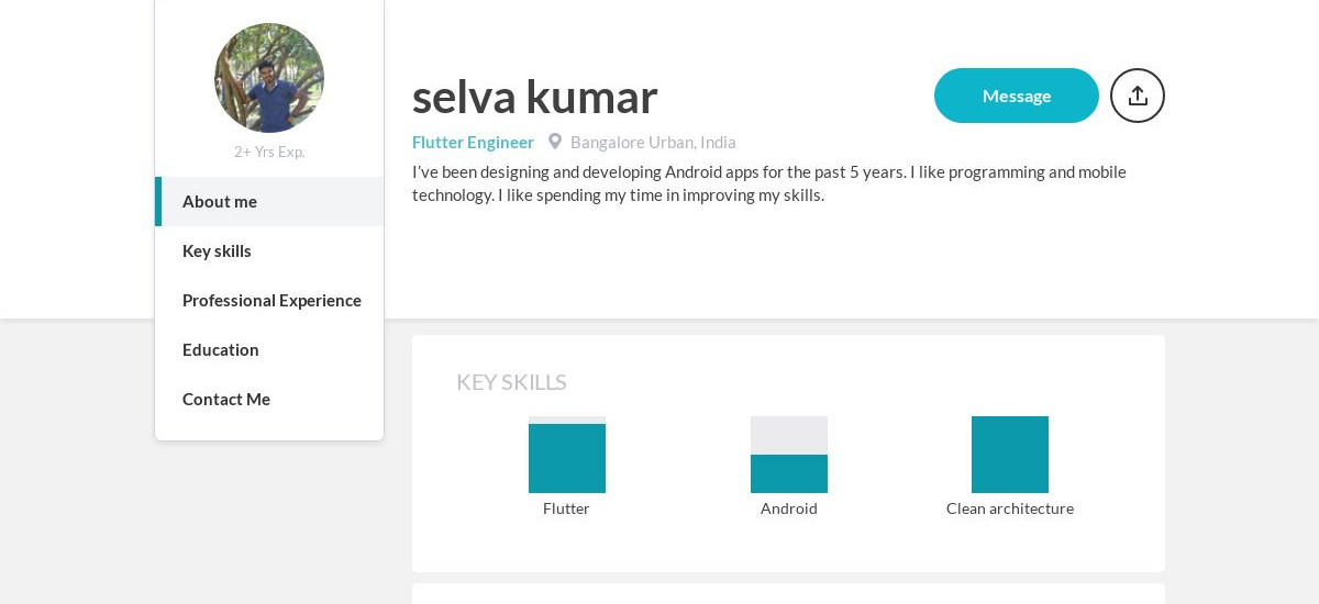 Selva Kumar Online Resume | CraftmyCV