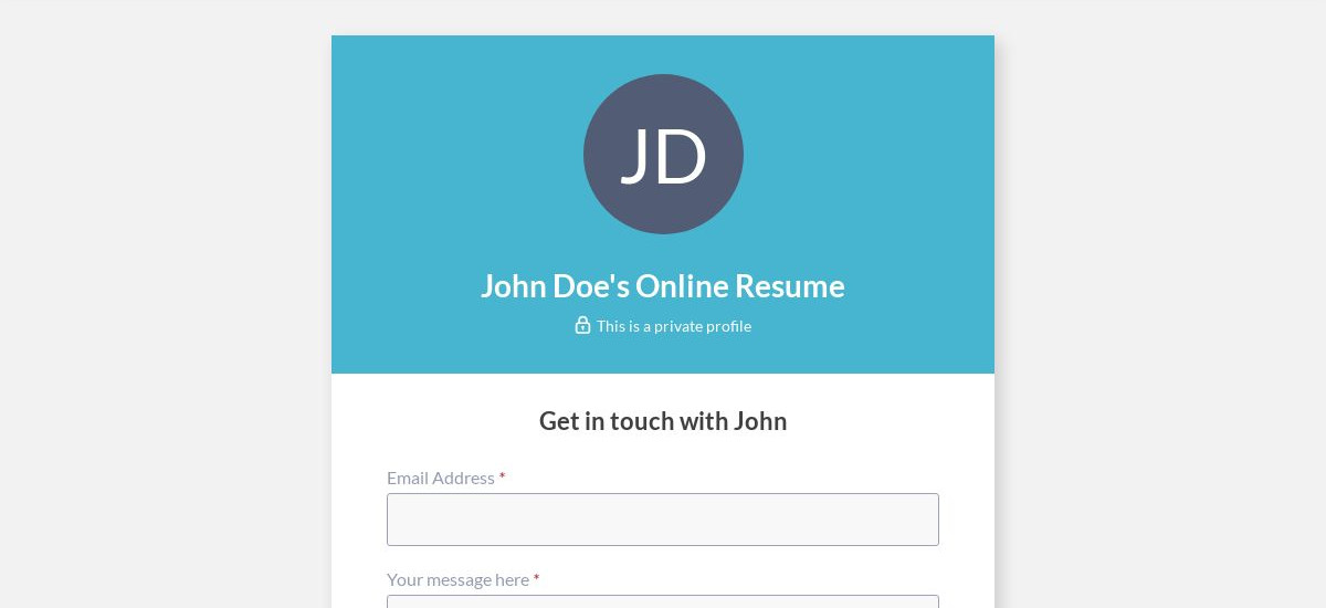 John Doe Online Resume | CraftmyCV