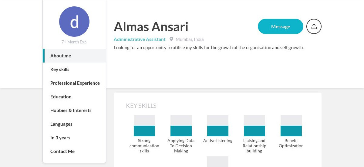 Devendra Thevar Online Resume | CraftmyCV