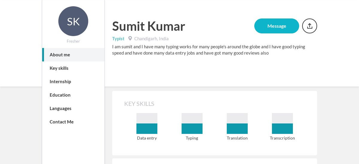 Sumit Kumar Online Resume | CraftmyCV