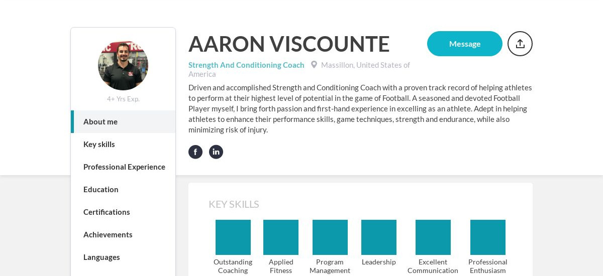 AARON VISCOUNTE Online Resume | CraftmyCV