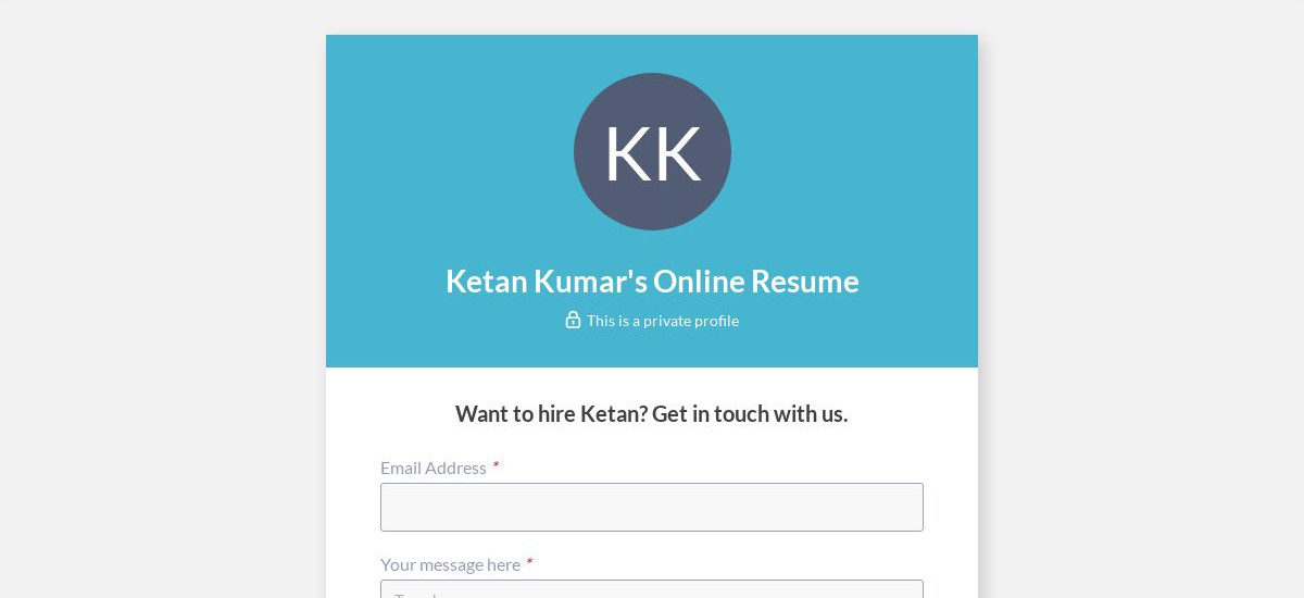 Ketan Kumar Online Resume | CraftmyCV