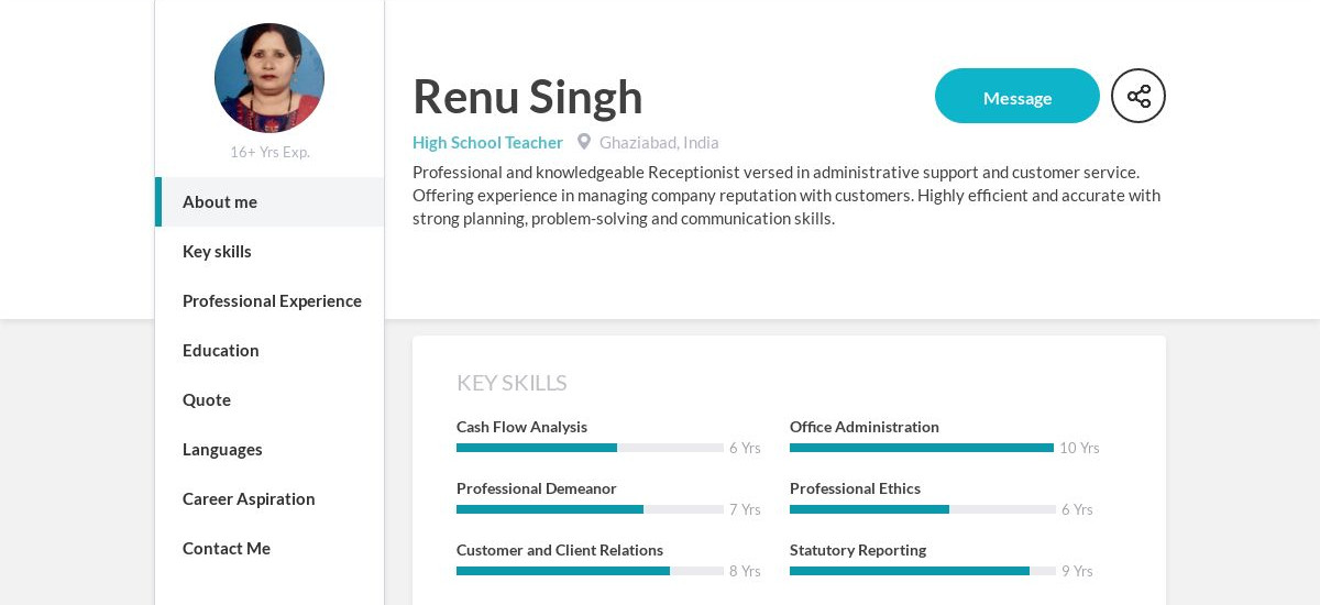 Online Resume | CraftmyCV