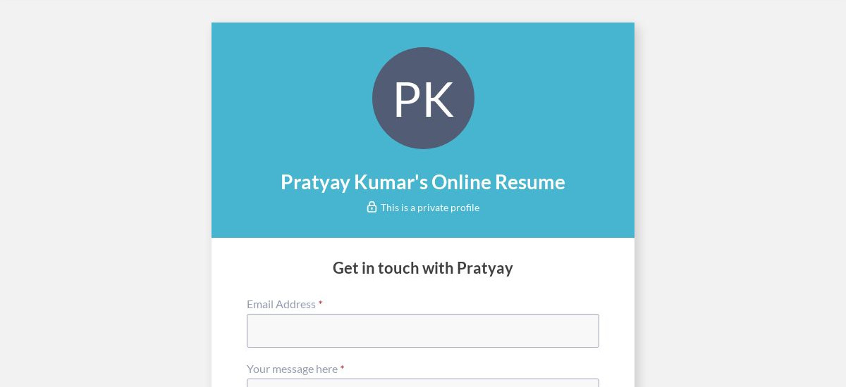 Pratyay Kumar Online Resume | CraftmyCV