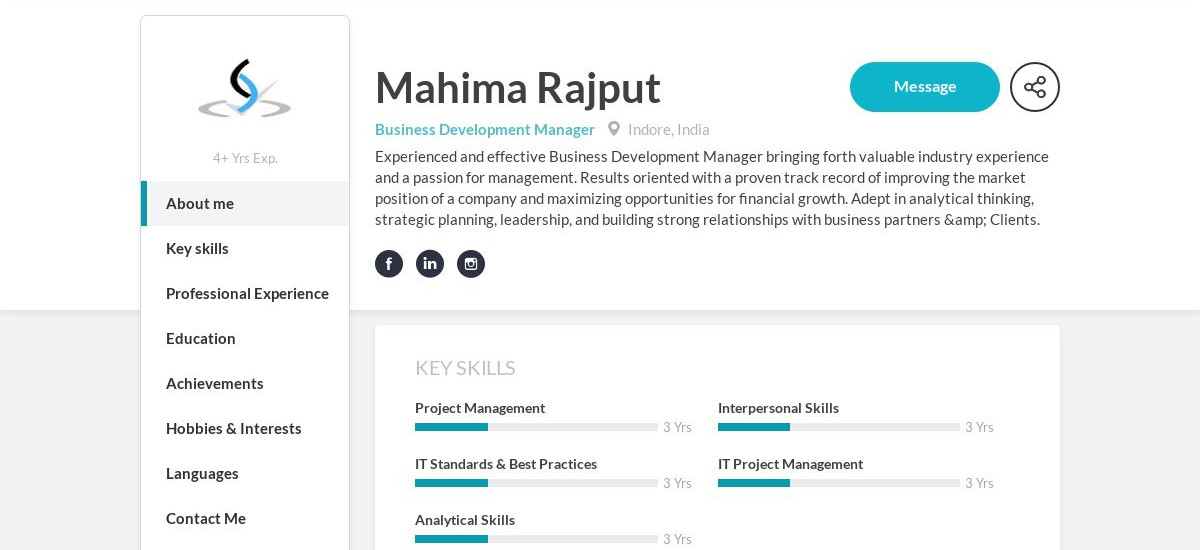 Mahima Rajput Online Resume | CraftmyCV Mahima Rajput Online Resume | CraftmyCV
