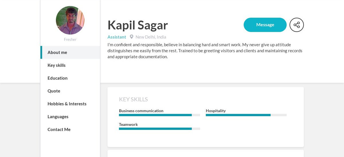 Anshul Gautam Online Resume | CraftmyCV