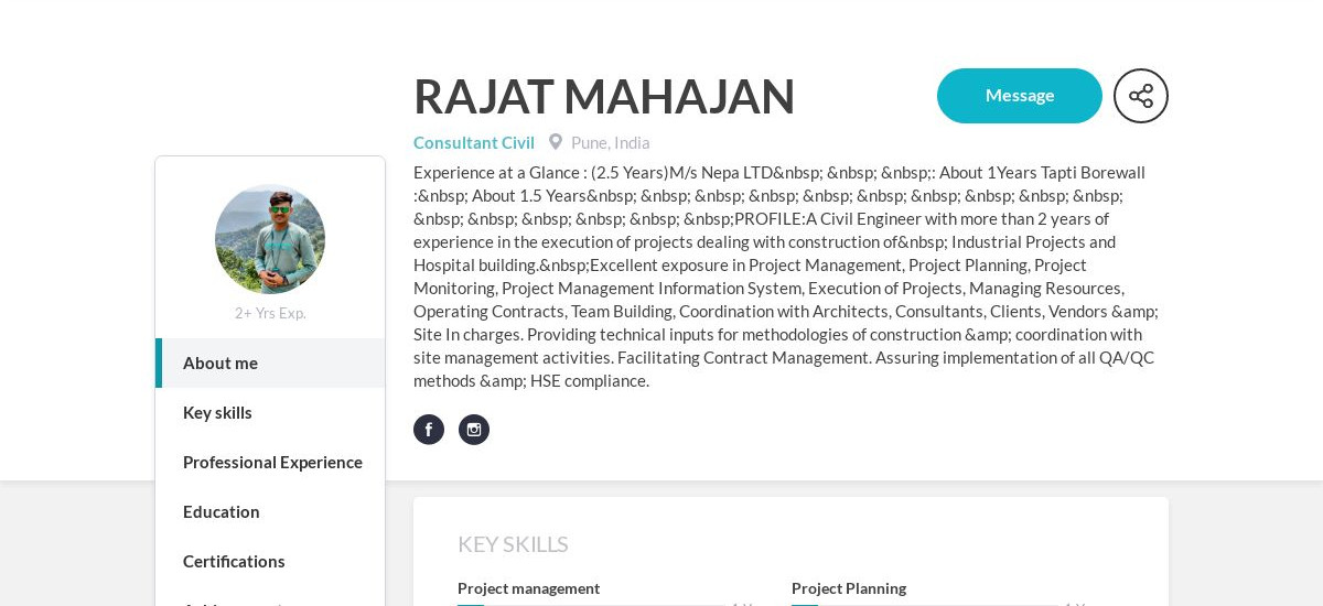 RAJAT MAHAJAN Online Resume | CraftmyCV