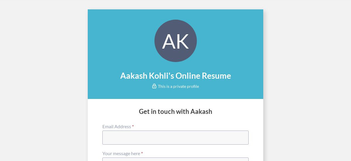 Aakash Kohli Online Resume | CraftmyCV