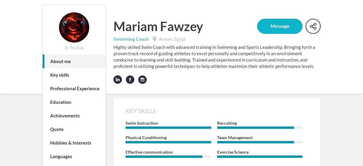 Mariam Fawzey Online Resume | CraftmyCV
