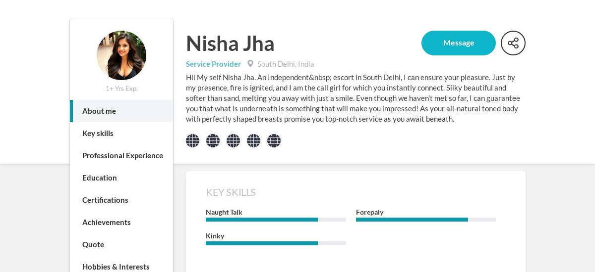Nisha Jha Online Resume | CraftmyCV Nisha Jha Online Resume | CraftmyCV
