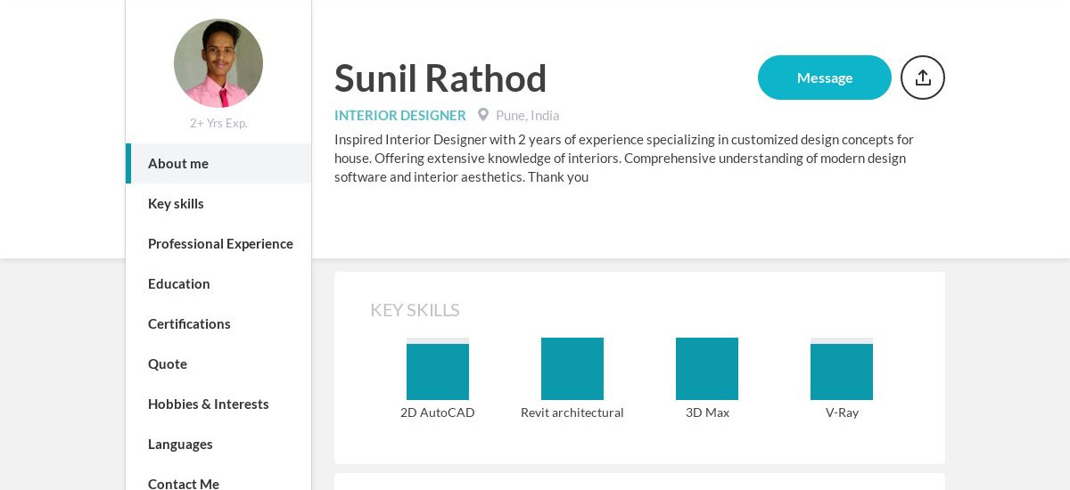 Sunil Rathod Online Resume | CraftmyCV Sunil Rathod Online Resume | CraftmyCV