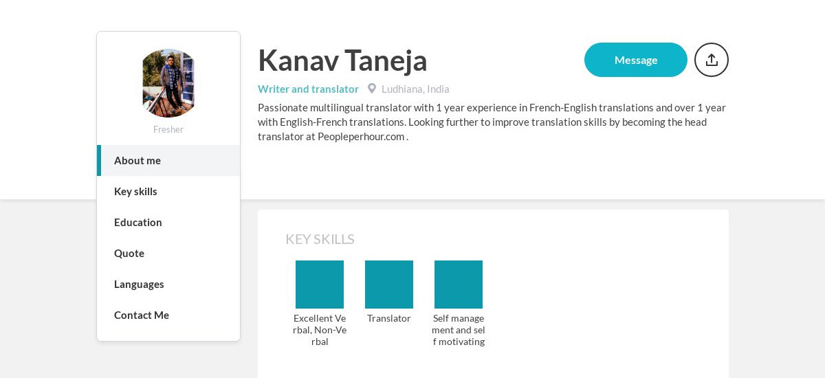 Kanav Taneja Online Resume | CraftmyCV