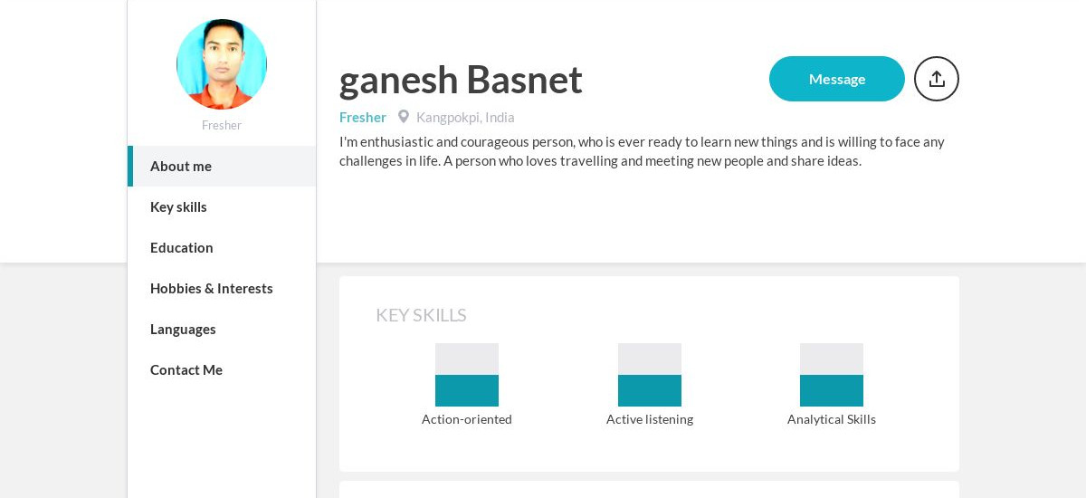 Ganesh Basnet Online Resume | CraftmyCV