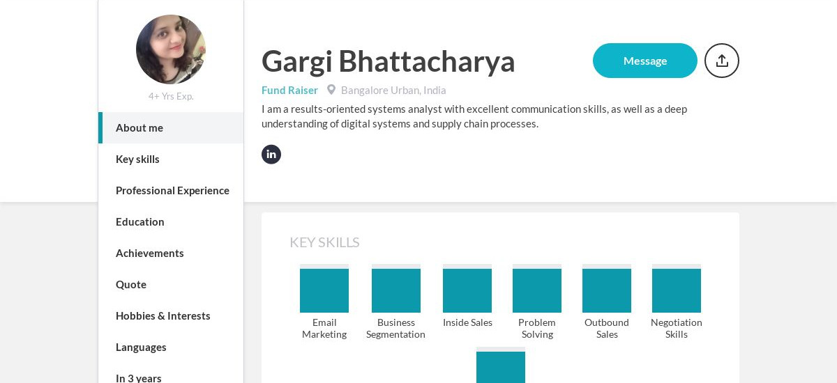 Soumi Roy Online Resume CraftmyCV