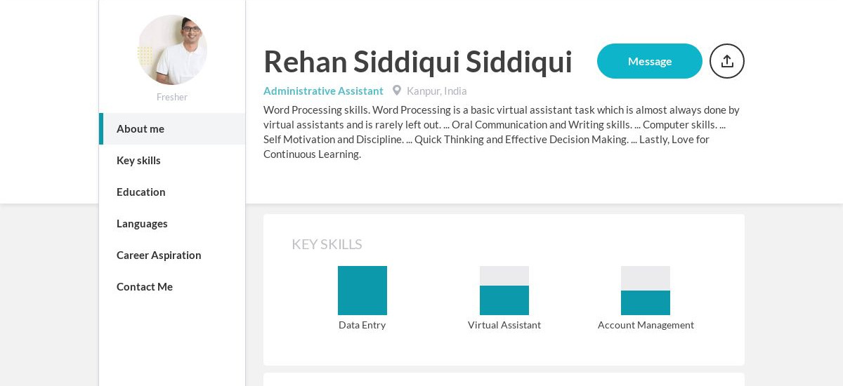 Rehan Siddiqui Siddiqui Online Resume | CraftmyCV Rehan Siddiqui Siddiqui Online Resume | CraftmyCV